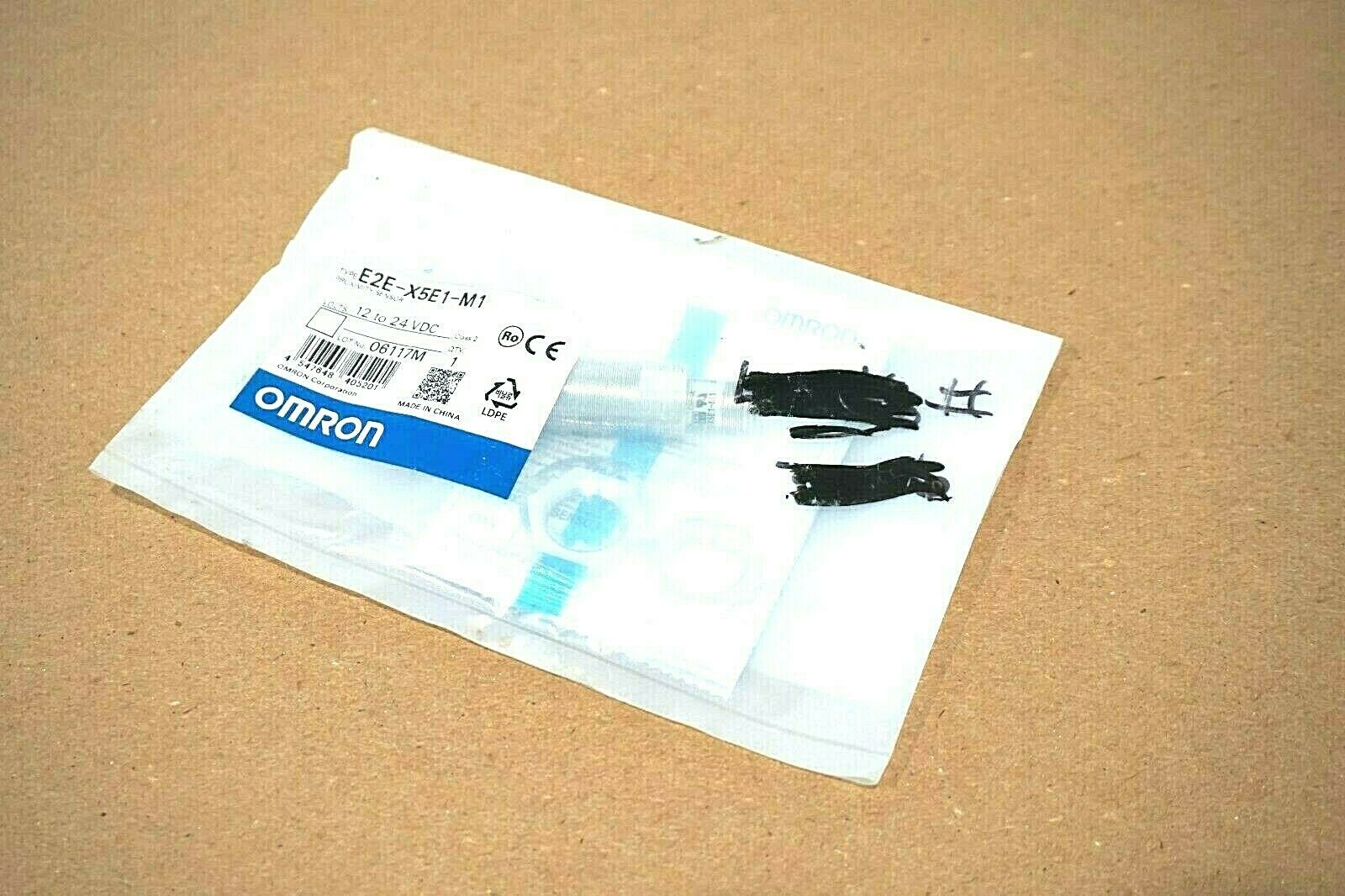 NEW OMRON E2E-X5E1-M1 PROXIMITY SENSOR E2EX5E1M1 - SB Industrial Supply ...