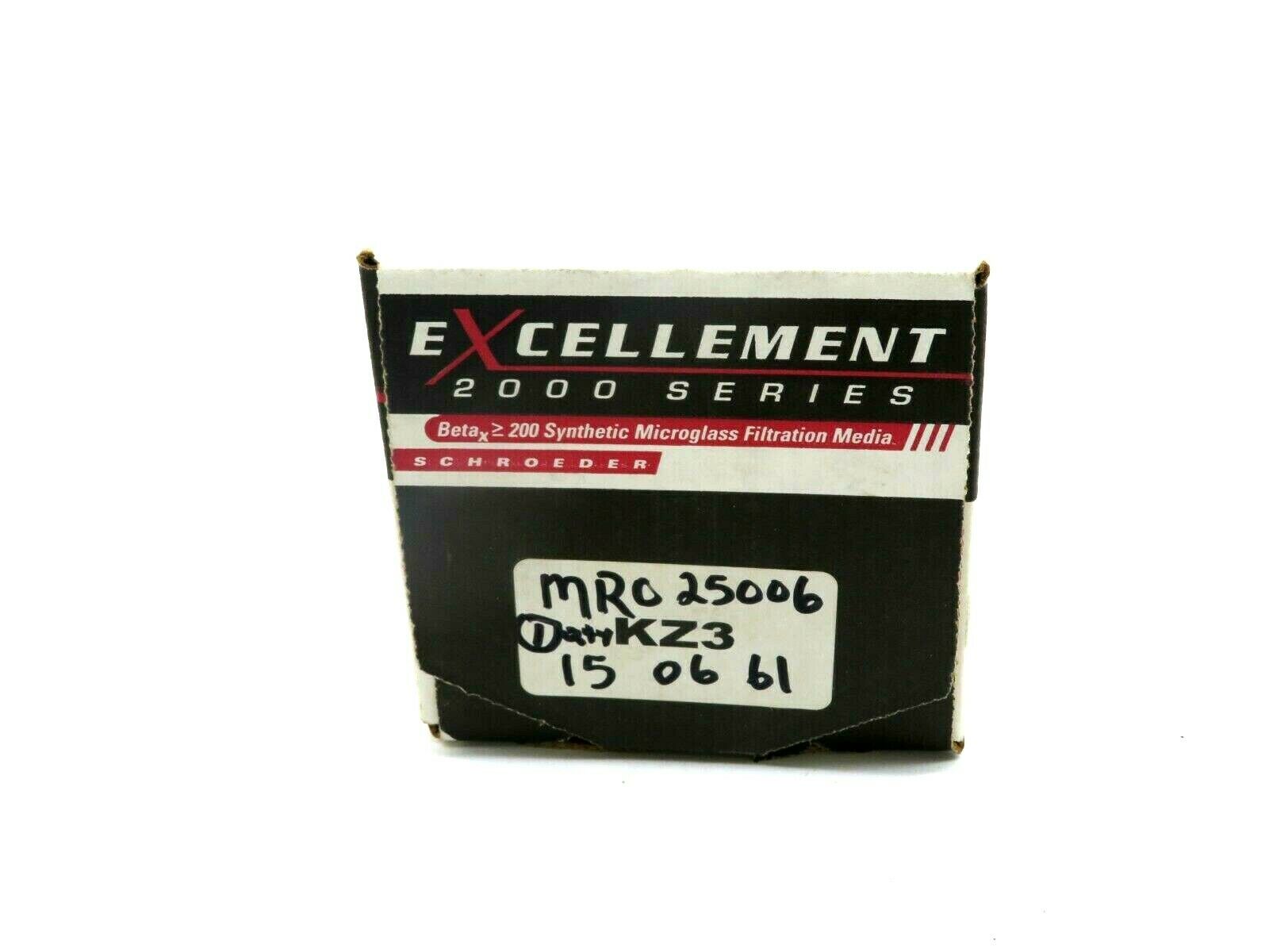 NEW SCHROEDER KZ3 FIBERGLASS FILTER ELEMENT - SB Industrial Supply, Inc.