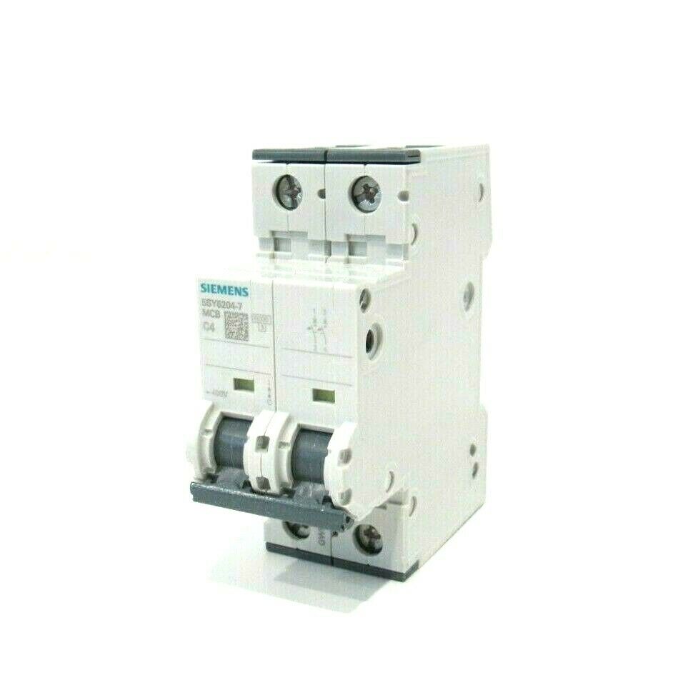 NEW SIEMENS 5SY6204-7 CIRCUIT BREAKER 2P 5SY62047 - SB Industrial ...