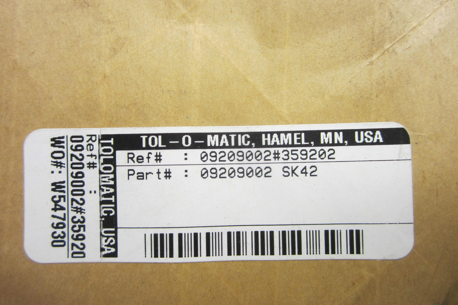 NEW TOL-O-MATIC 09209002SK42 KIT - SB Industrial Supply, Inc.