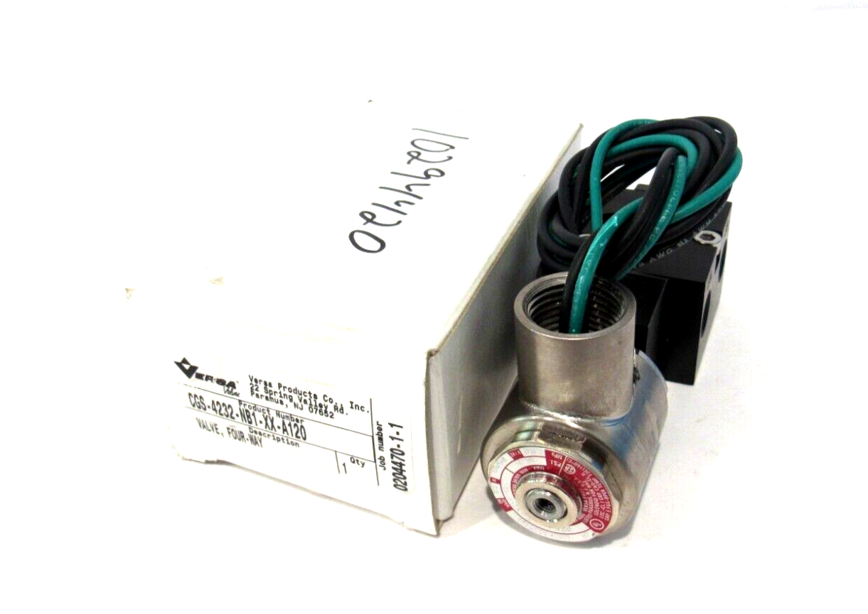 NEW VERSA VALVES CGS-4232-NB1-XX-A120 SOLENOID VALVE CGS4232NB1XXA120 ...