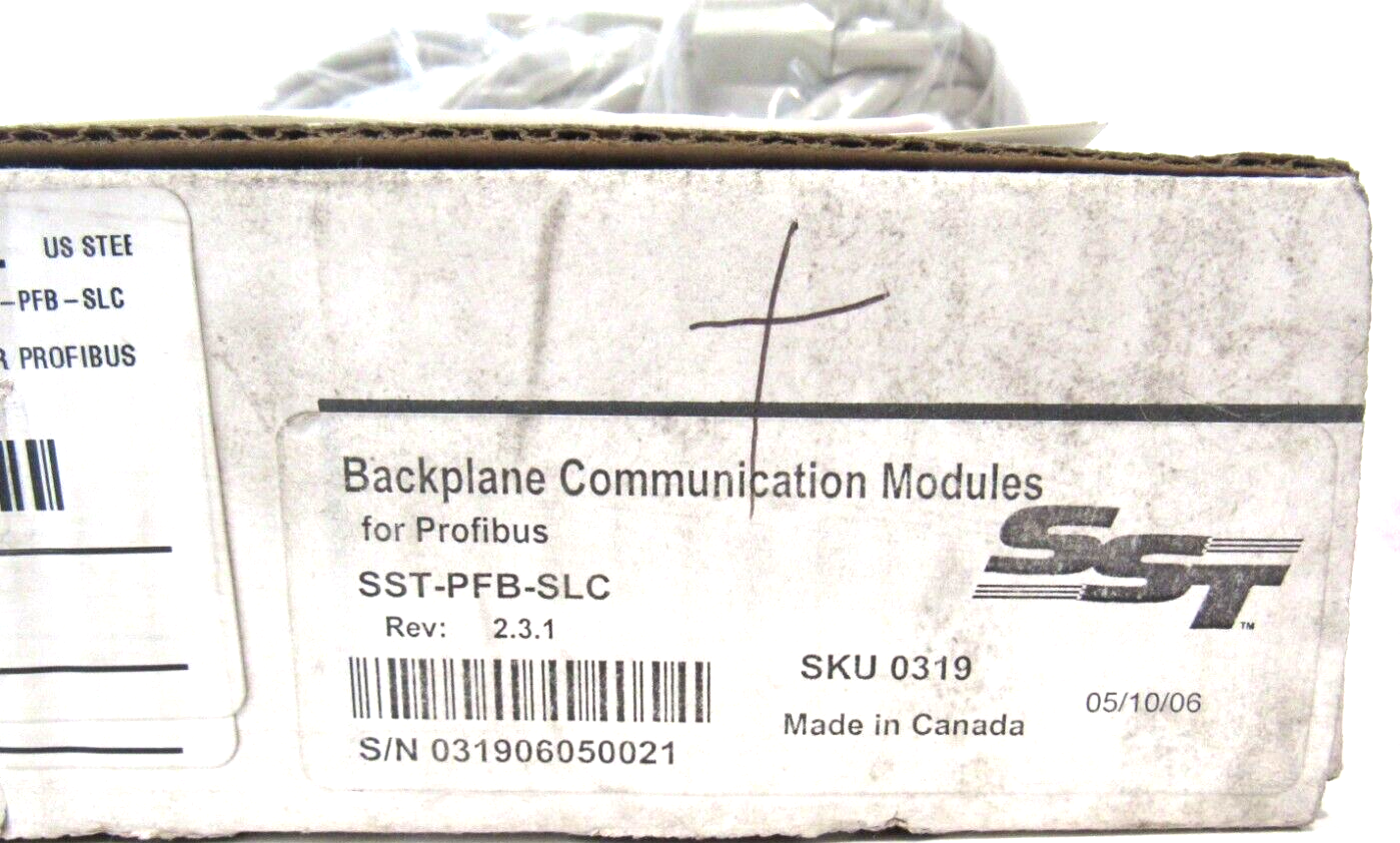 NEW WOODHEAD SST-PFB-SLC BACKPLANE COMMUNICATION MODULE SSTPFBSLC - SB ...