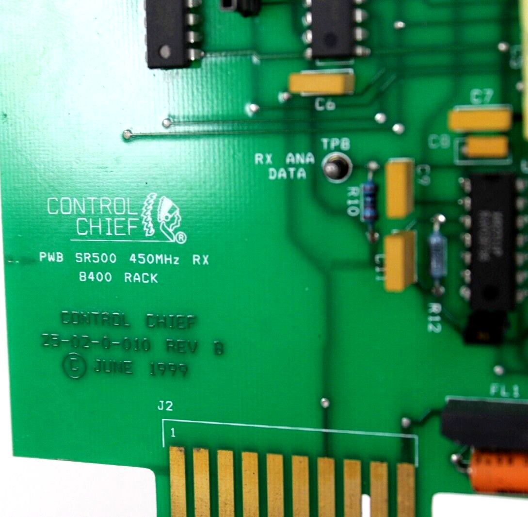 USED CONTROL CHIEF 25-02-0-010 REMOTE TRANSMITTER BOARD REV B 25020010 ...