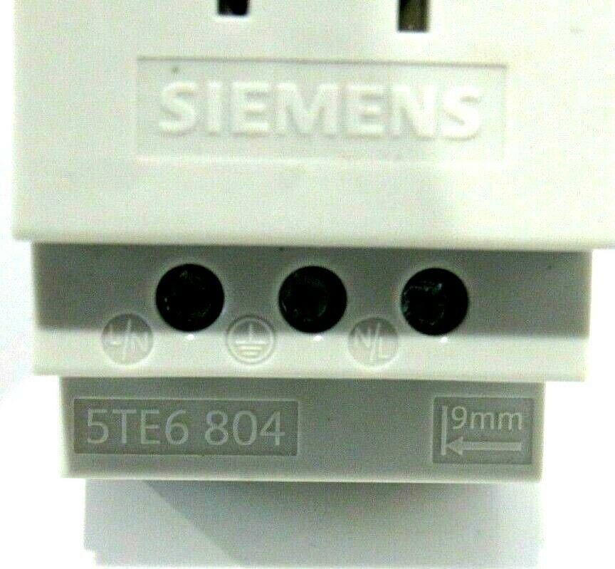 USED SIEMENS 5TE6-804 OUTLET STECKDOSE SOCKED OUTLET 5TE6804 - SB ...