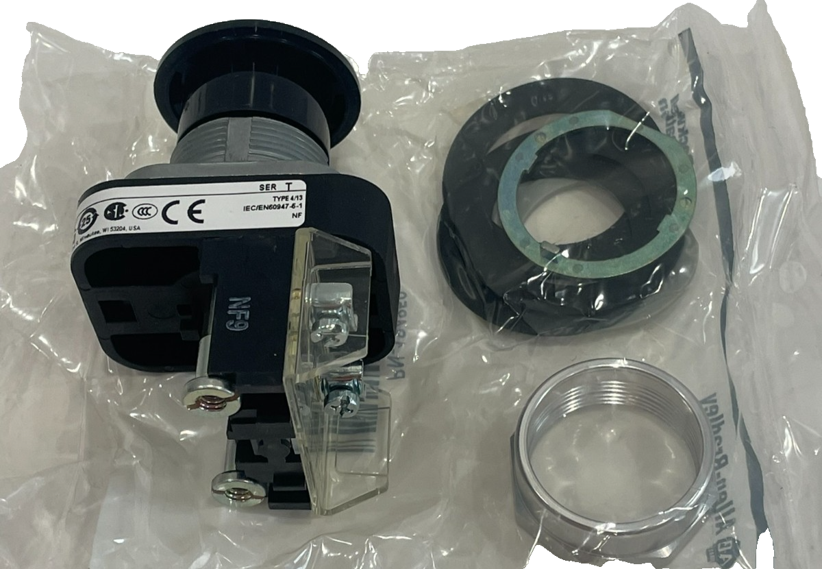 ALLEN BRADLEY 800T-FX2D4 PUSH-PULL DEVICE SER. T 800TFX2D4 NEW, SURPLUS ...