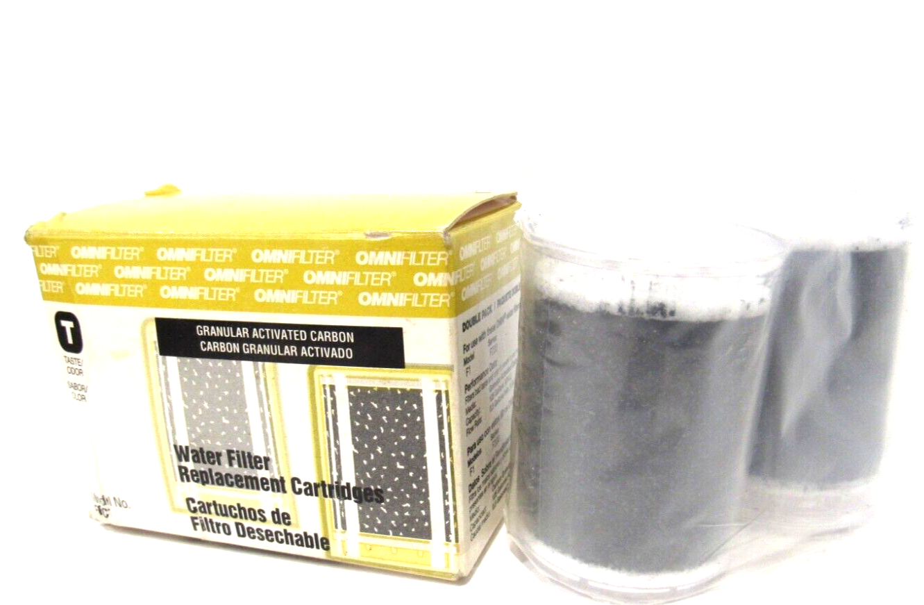BOX OF 2 NEW OMNIFILTER MODEL F1 FILTER REPLACEMENT CARTRIDGES SERIES ...