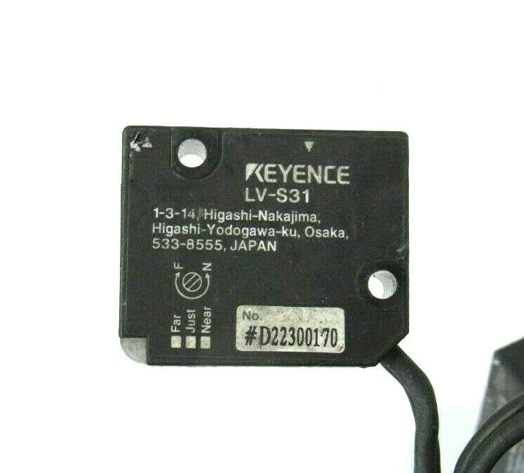 LOT OF 3 USED KEYENCE LV-S31 LASER SENOR LVS31 - SB Industrial Supply, Inc.