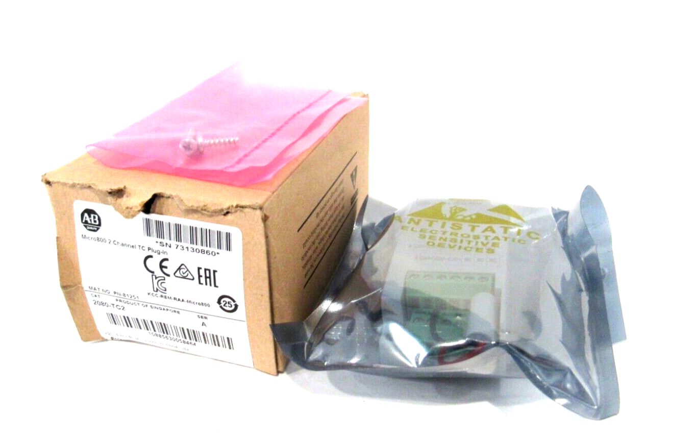 NEW ALLEN BRADLEY 2080-TC2 PLUG-IN MODULE SER.A 2080TC2 - SB Industrial ...