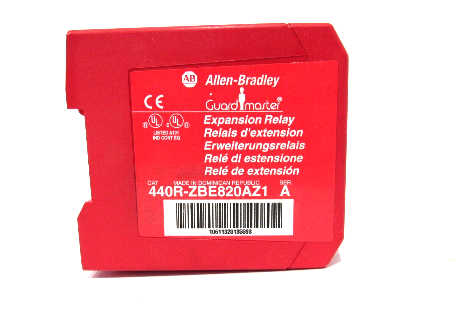 NEW ALLEN BRADLEY 440R-ZBE820AZ1 EXPANSION RELAY SER.A 440RZBE820AZ1 ...