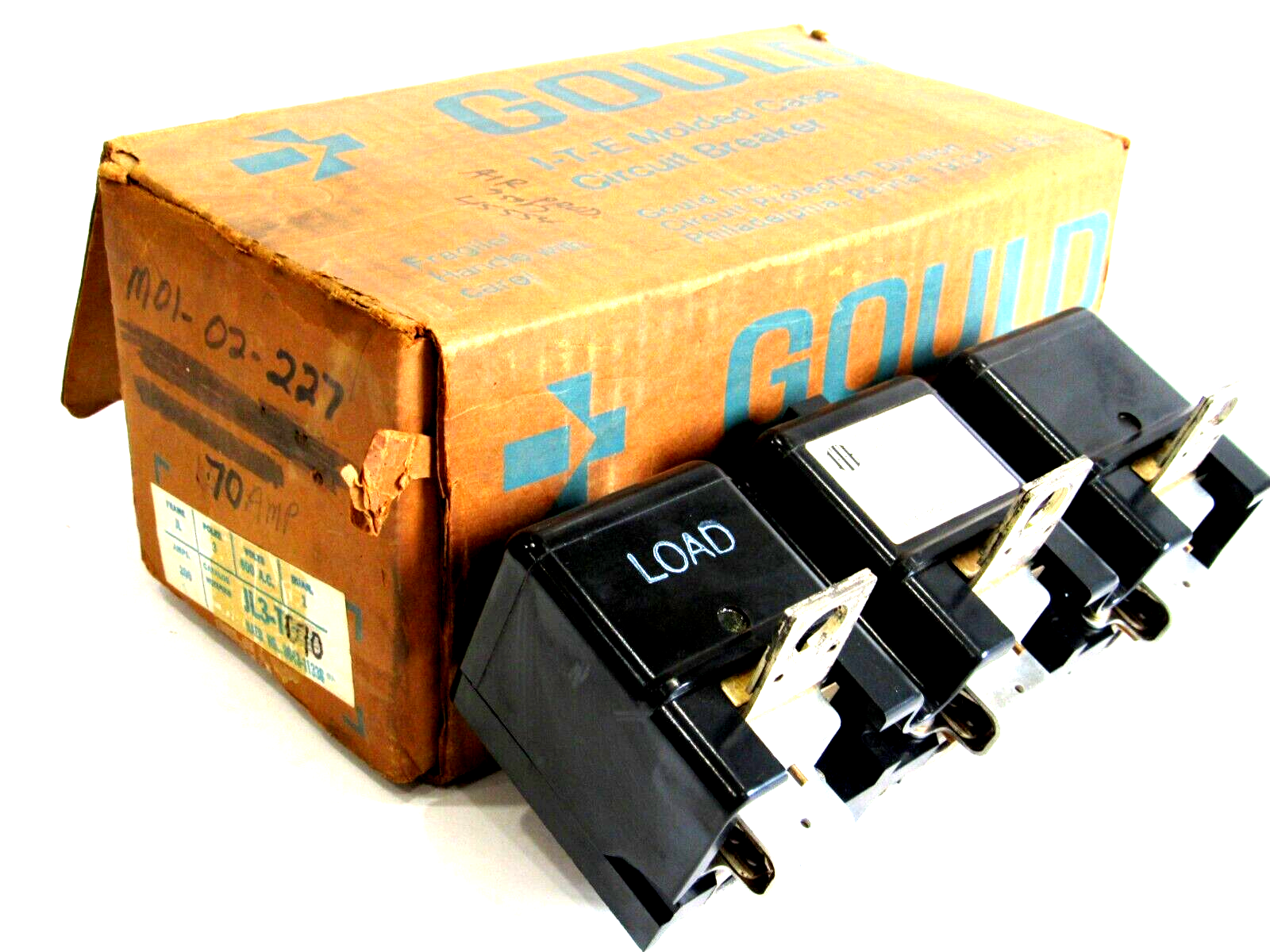 NEW GOULD I-T-E JL3-TD70 CIRCUIT BREAKER TRIP UNIT 3POLE JL3TD70 - SB ...
