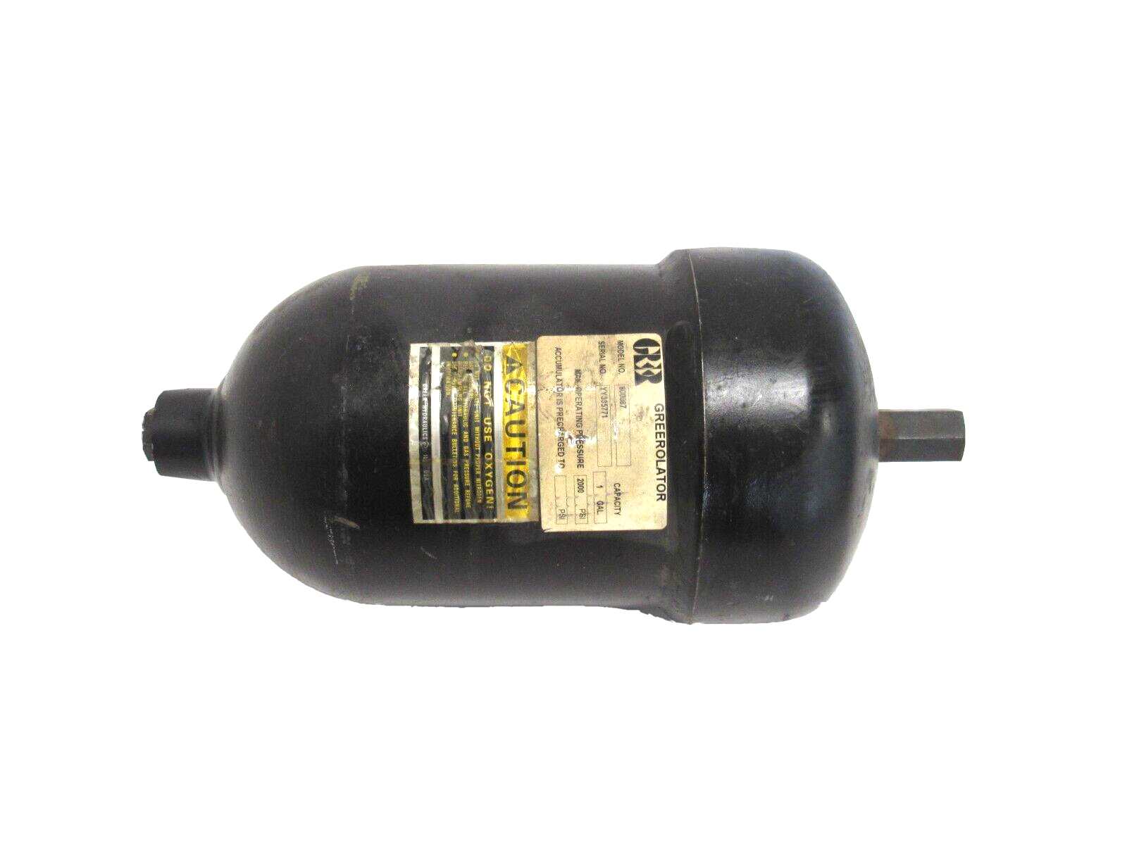 NEW GREER 800087 GREEROLATOR ACCUMULATOR 1 GAL - SB Industrial Supply, Inc.