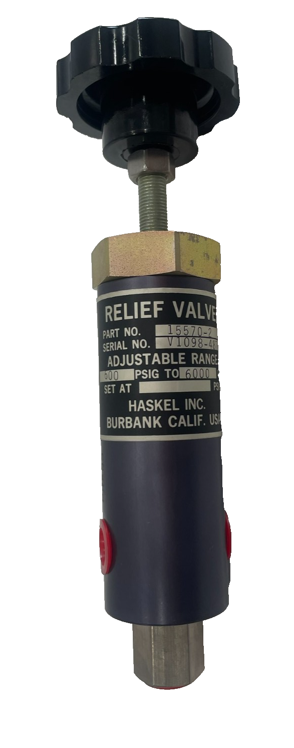 NEW HASKEL 15570-2 RELIEF VALVE 155702 - SB Industrial Supply, Inc.