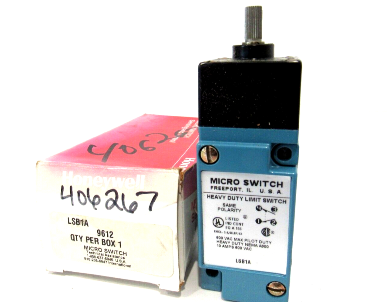 NEW HONEYWELL LSB1A LIMIT SWITCH - SB Industrial Supply, Inc.