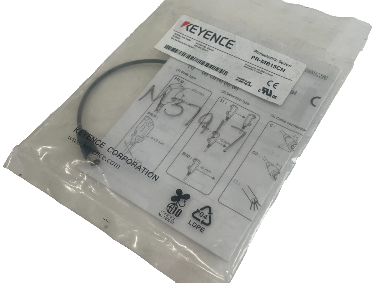 NEW KEYENCE PR-MB15CN PHOTOELECTRIC SENSOR PRMB15CN - SB Industrial ...