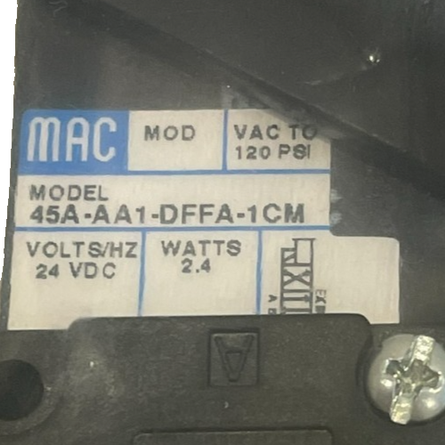 NEW MAC VALVES 45A-AA1-DFFA-1CM SOLENOID VALVE 45AAA1DFFA1CM - SB Industrial Supply, Inc.