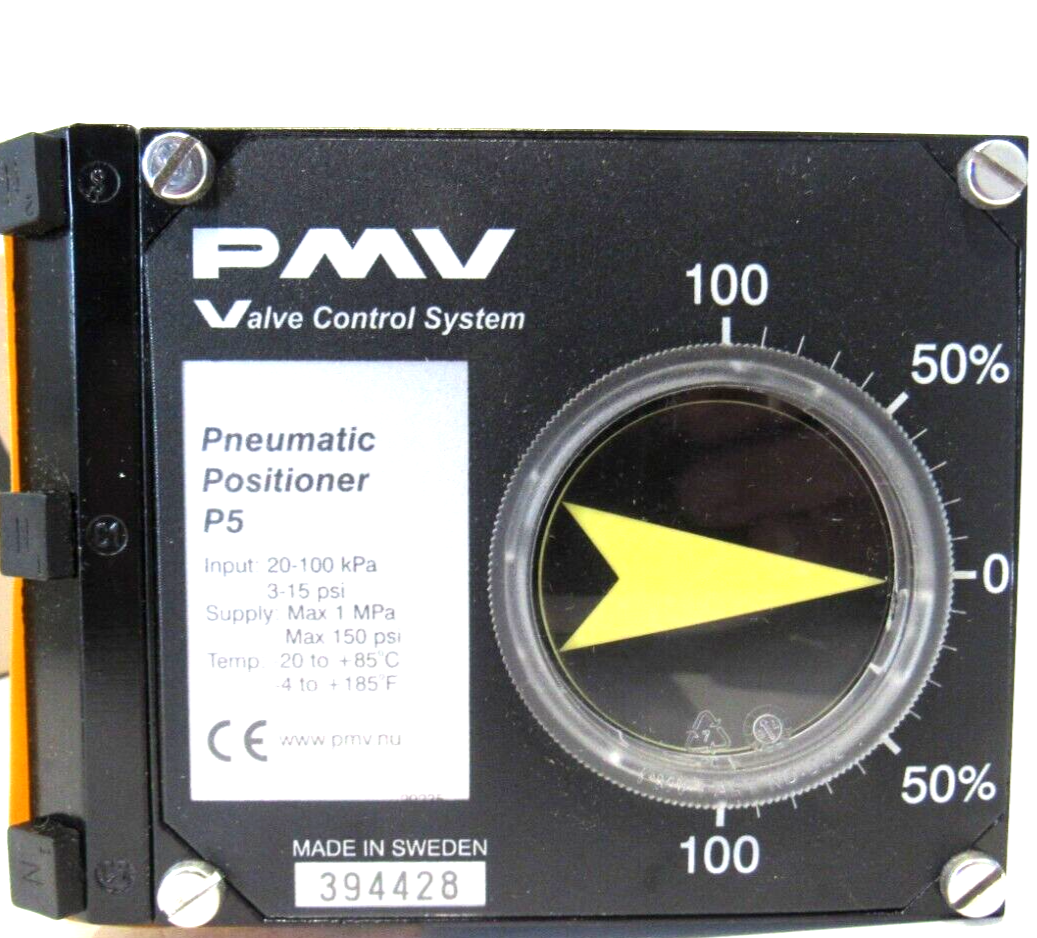 NEW PMV PP5XX-HPNU-06K01-PV9DA-3Z PNEUMATIC POSITIONER ...
