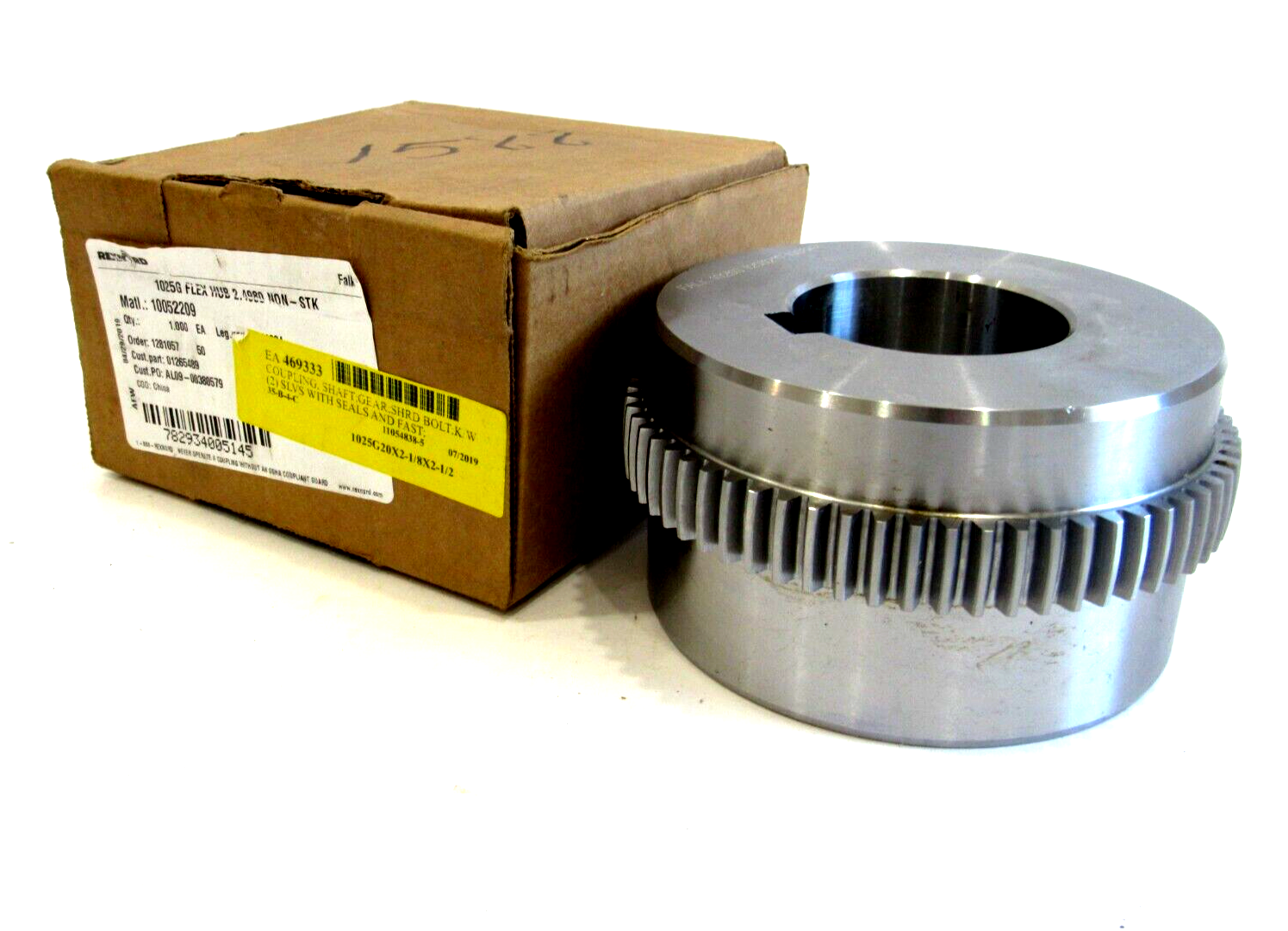 NEW REXNORD 0744684 1025G FLEX HUB 2.4980 NON-STK 10052209 - SB ...