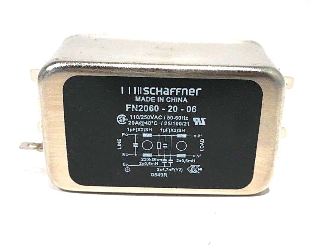 NEW SCHAFFNER FN2060-20-06 POWER LINE FILTER FN20602006 - SB Industrial ...