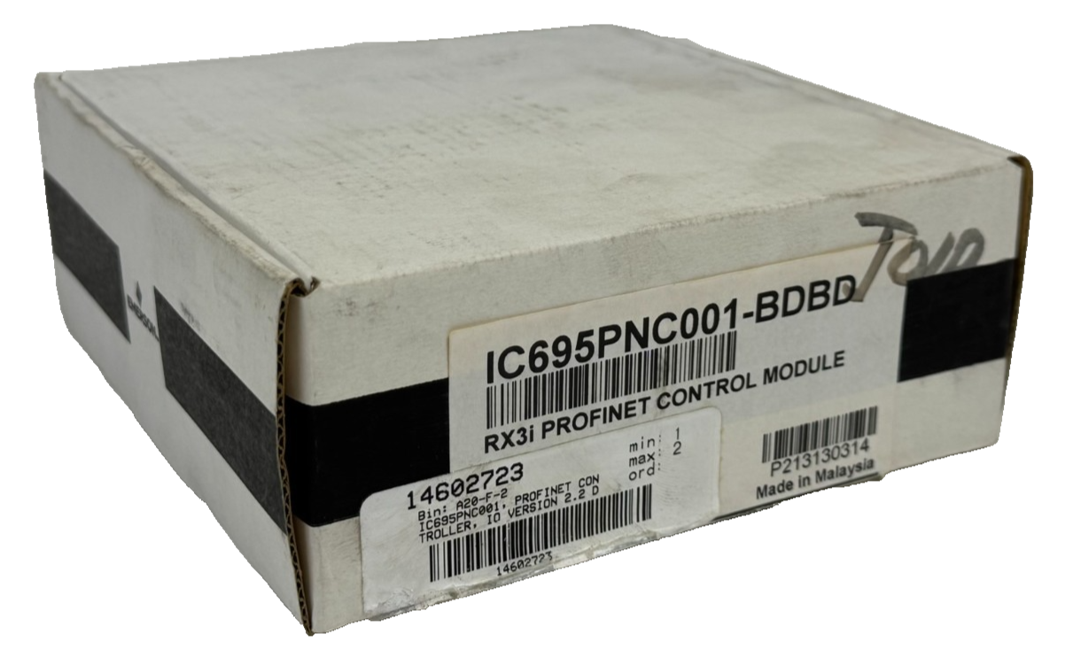 NEW SEALED GE FANUC / EMERSON IC695PNC001-BDBD RX3i PROFINET CONTROLLER ...