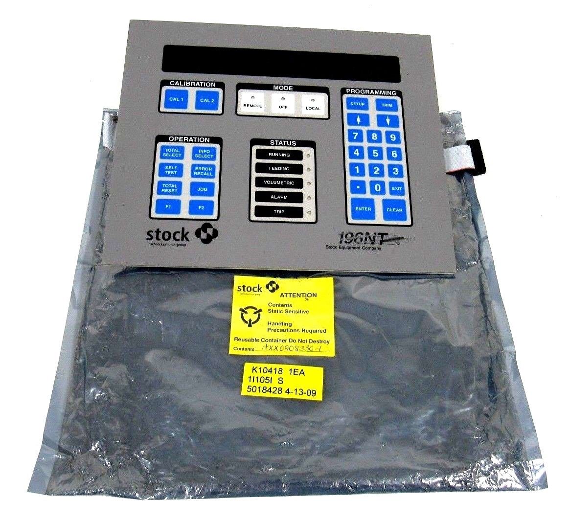 NEW STOCK SCHENCK CO. 196NT CONTROL DISPLAY PANEL D28753-1 - SB ...