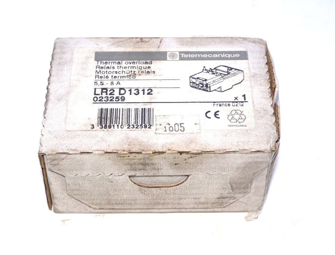 NEW TELEMECANIQUE LR2-D1312 RELAY LR2D1312 – SB Industrial Supply, Inc.