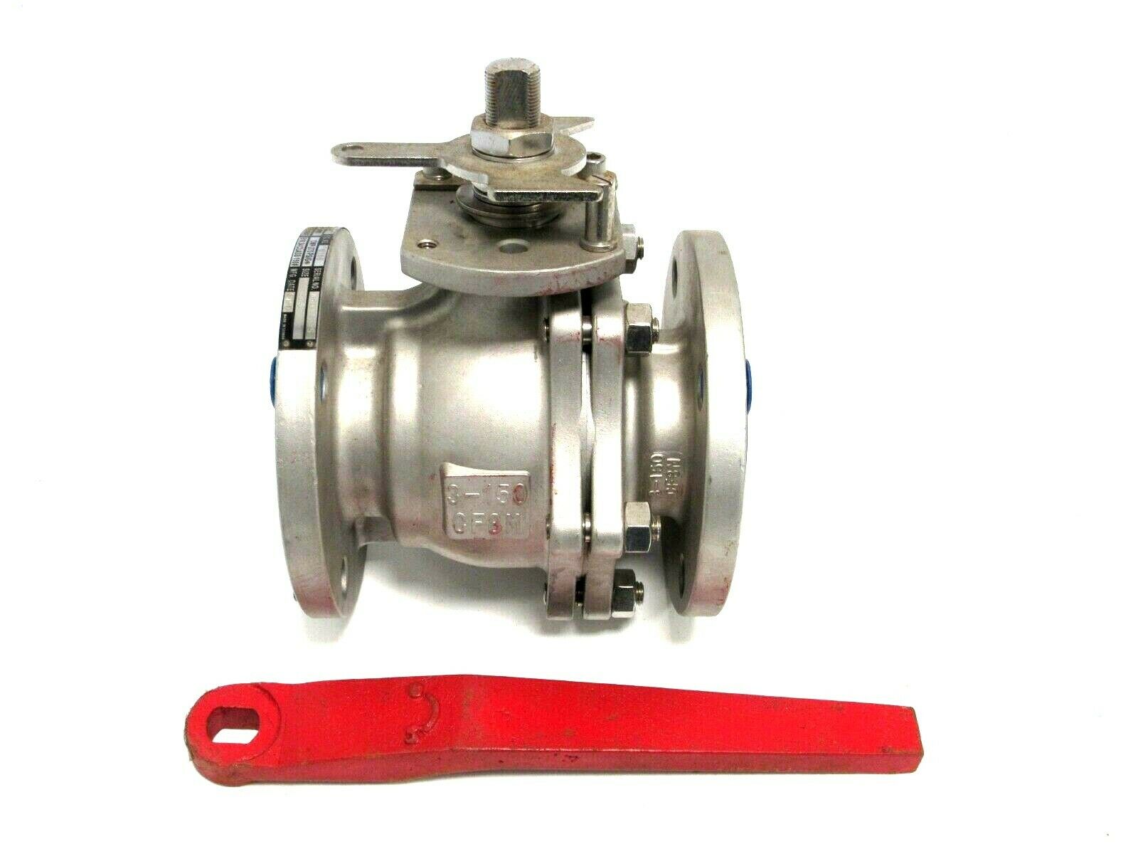 NEW WARREN 6156 BALL VALVE 3" 3-150 CF8M - SB Industrial Supply, Inc.