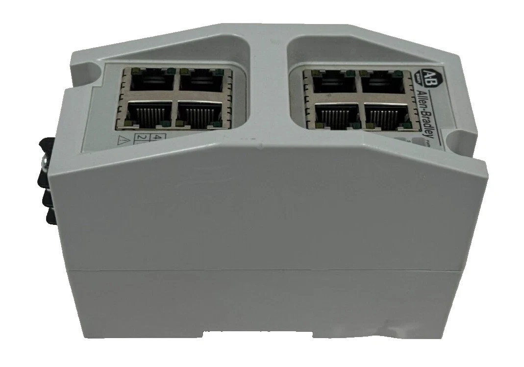 ALLEN BRADLEY 1783-EMS08T STRATIX 6000 ETHERNET SWITCH 8-PORT SER. B ...
