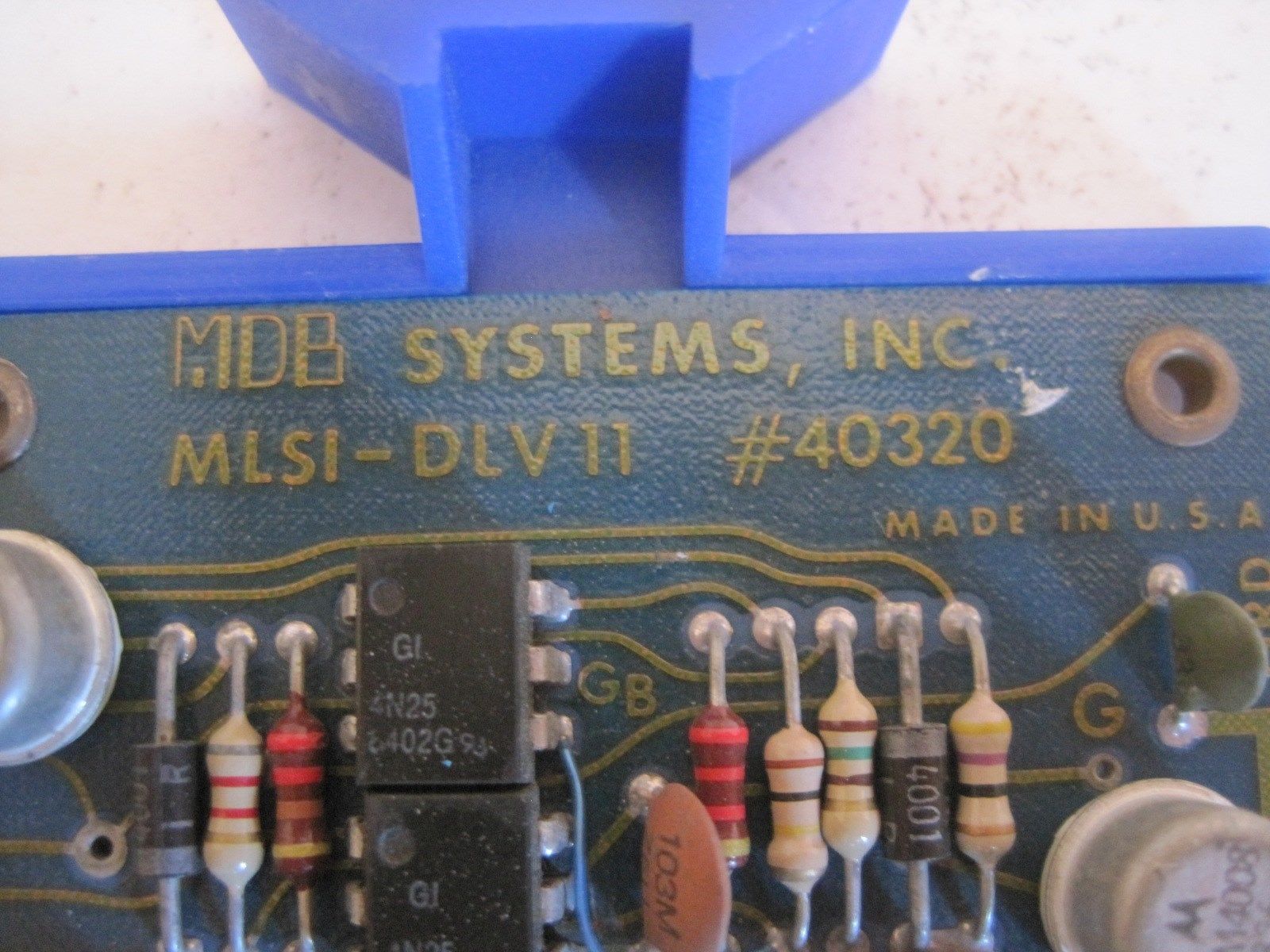 MDB SYSTEMS MLSI-DLV11 PC BOARD MLSIDLV11 - SB Industrial Supply, Inc.