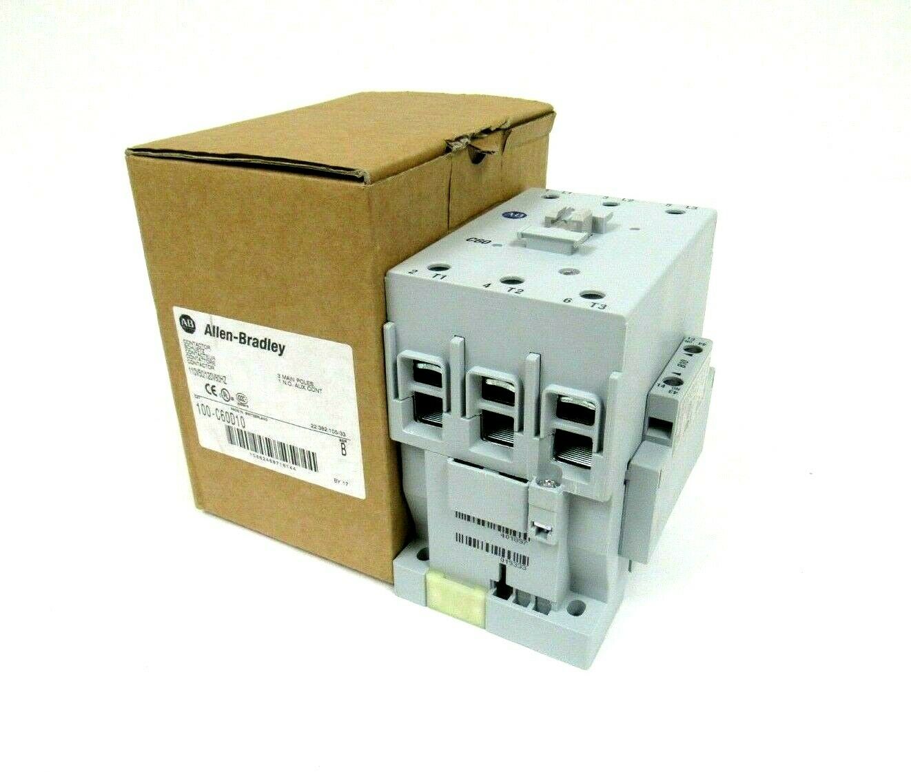 NEW ALLEN BRADLEY 100-C60D10 CONTACTOR SER B 100C60D10 - SB Industrial ...