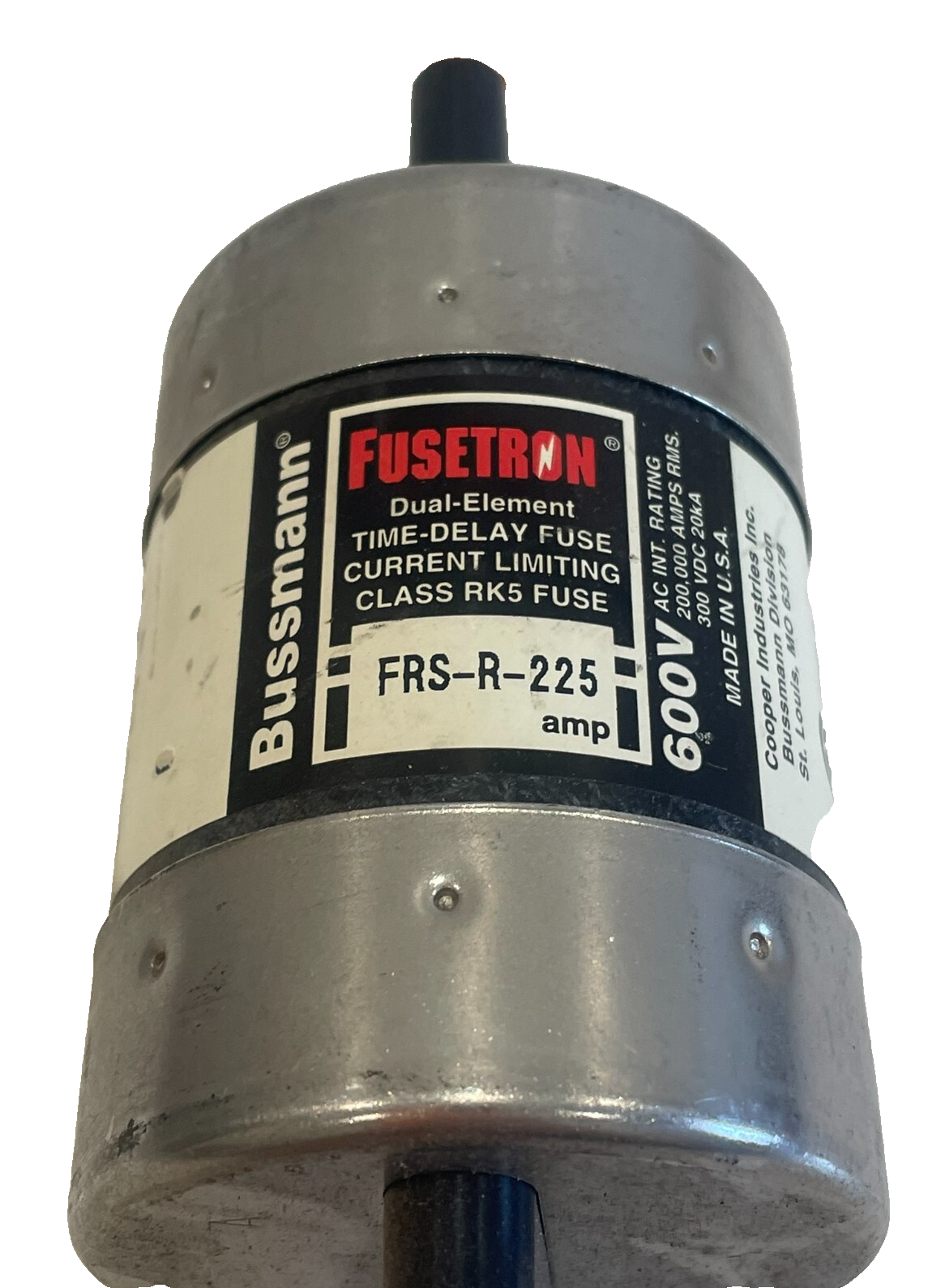 NEW BUSSMANN FRS-R-225 FUSE 600 V 225AMP FRSR225 - SB Industrial Supply ...