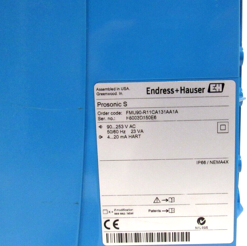 NEW ENDRESS + HAUSER FMU90-R11CA131AA1A LEVEL TRANSMITTER ...