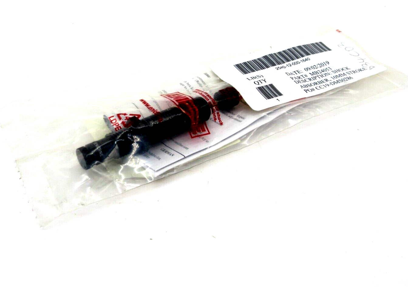 NEW ENIDINE MB24053 SHOCK ABSORBER 10MM - SB Industrial Supply, Inc.