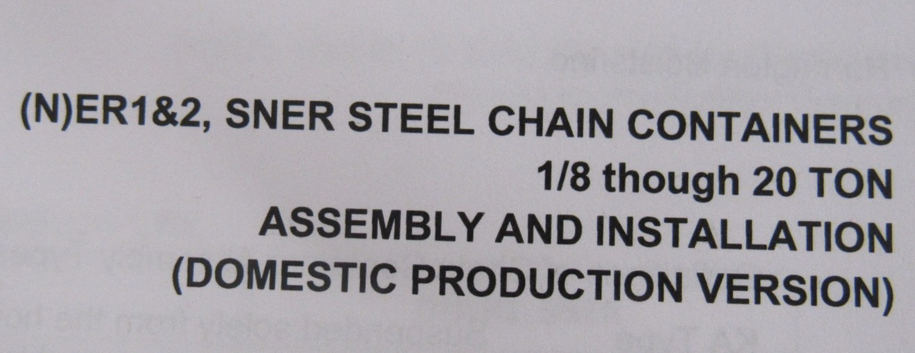 NEW HARRINGTON 70262 STEEL CHAIN CONTAINER 27KS0051591 - SB Industrial ...