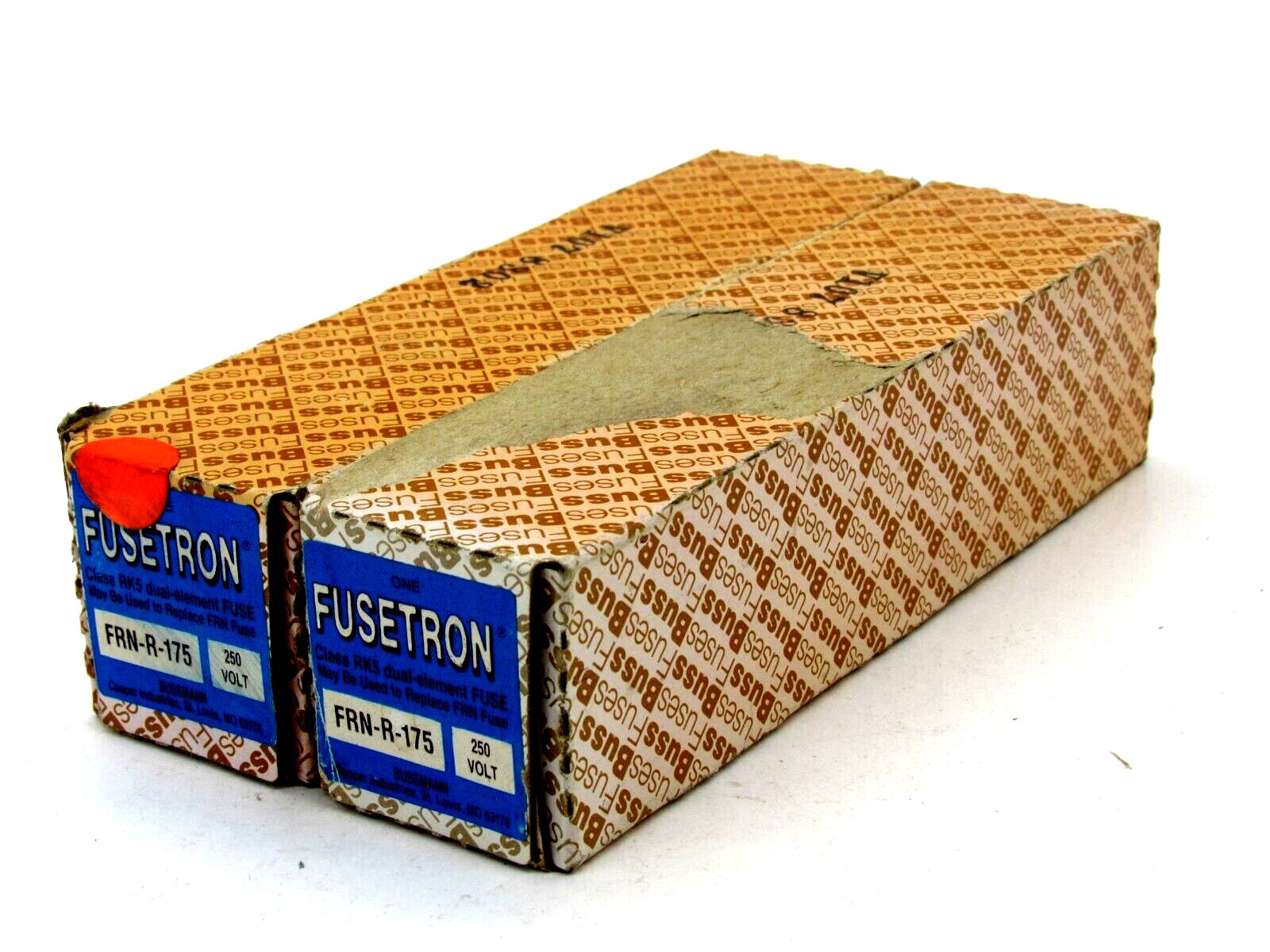 NEW LOT OF 2 FUSETRON FRN-R-175 FUSE FRNR175 - SB Industrial Supply, Inc.