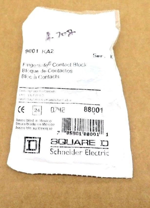 NEW SQUARE D 9001-KA2 CONTACT BLOCK 9001KA2 SERIES K - SB Industrial ...