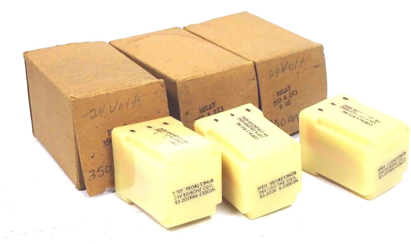 LOT OF 3 NEW RBM CONTROLS 3PDT 350A213H06 RELAY COILS - SB Industrial ...