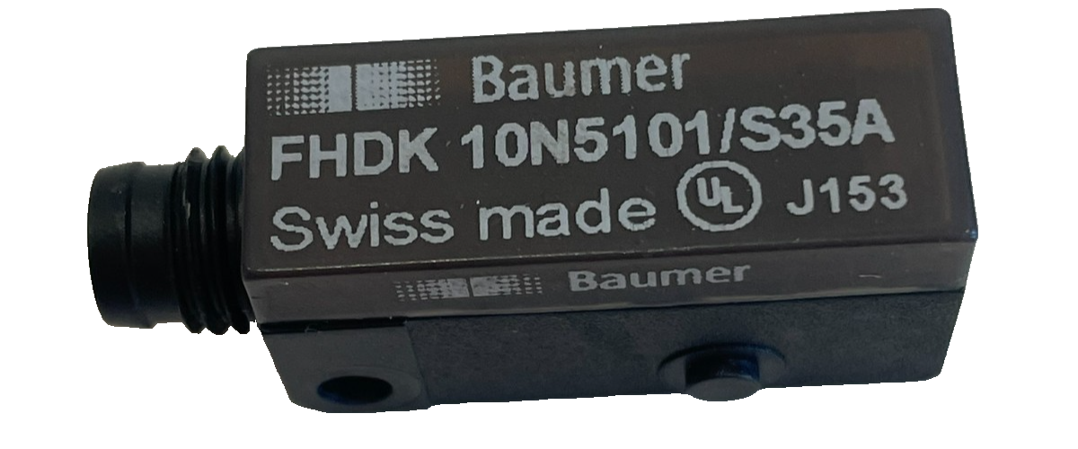 NEW BAUMER FHDK 10N5101/S35A DIFFUSE PHOTOELECTRIC SENSOR - SB ...