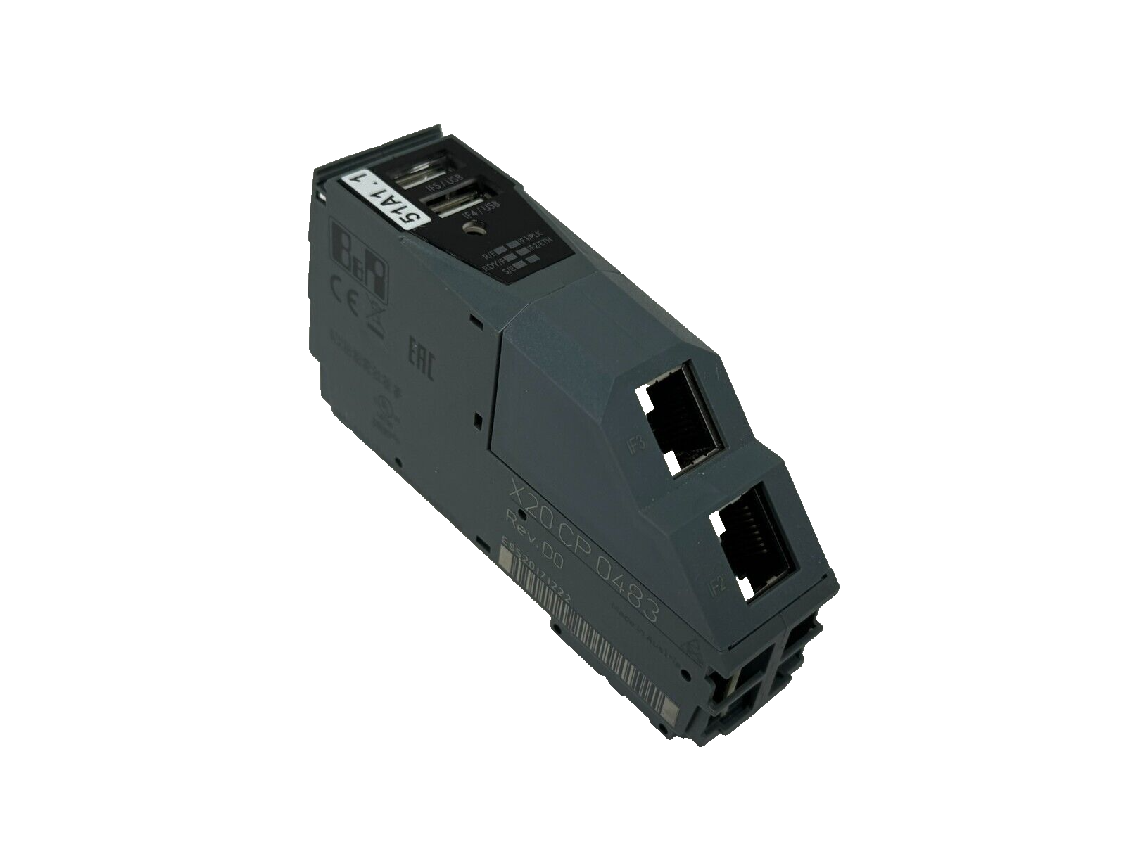 NEW B&R X20CP0483 CPU PROCESSOR REV. D0 X20-CP-0483 - SB Industrial ...