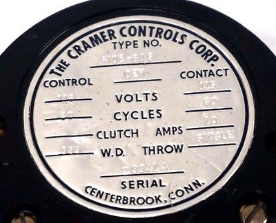 NEW CRAMER 610E-60S PERCENTAGE TIMER 610E 610E60S - SB Industrial ...