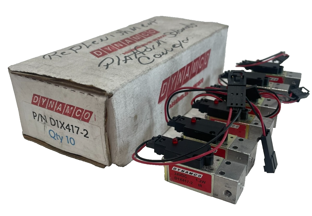 NEW DYNAMCO D1X417-2 SOLENOID VAVLES D1X4172 24VDC 1.2W LOT OF 6 - SB ...