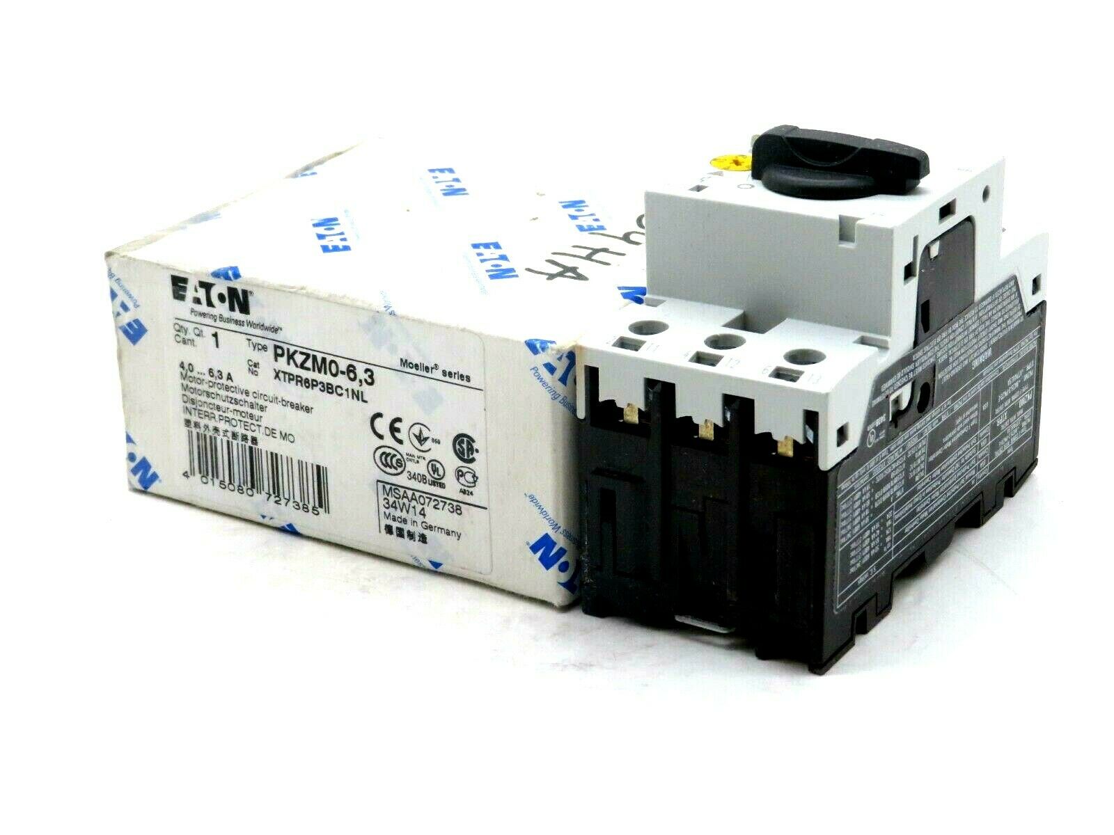 NEW EATON PKZM0-6.3 PROTECTIVE CIRCUIT BREAKER PKZM063 - SB Industrial ...
