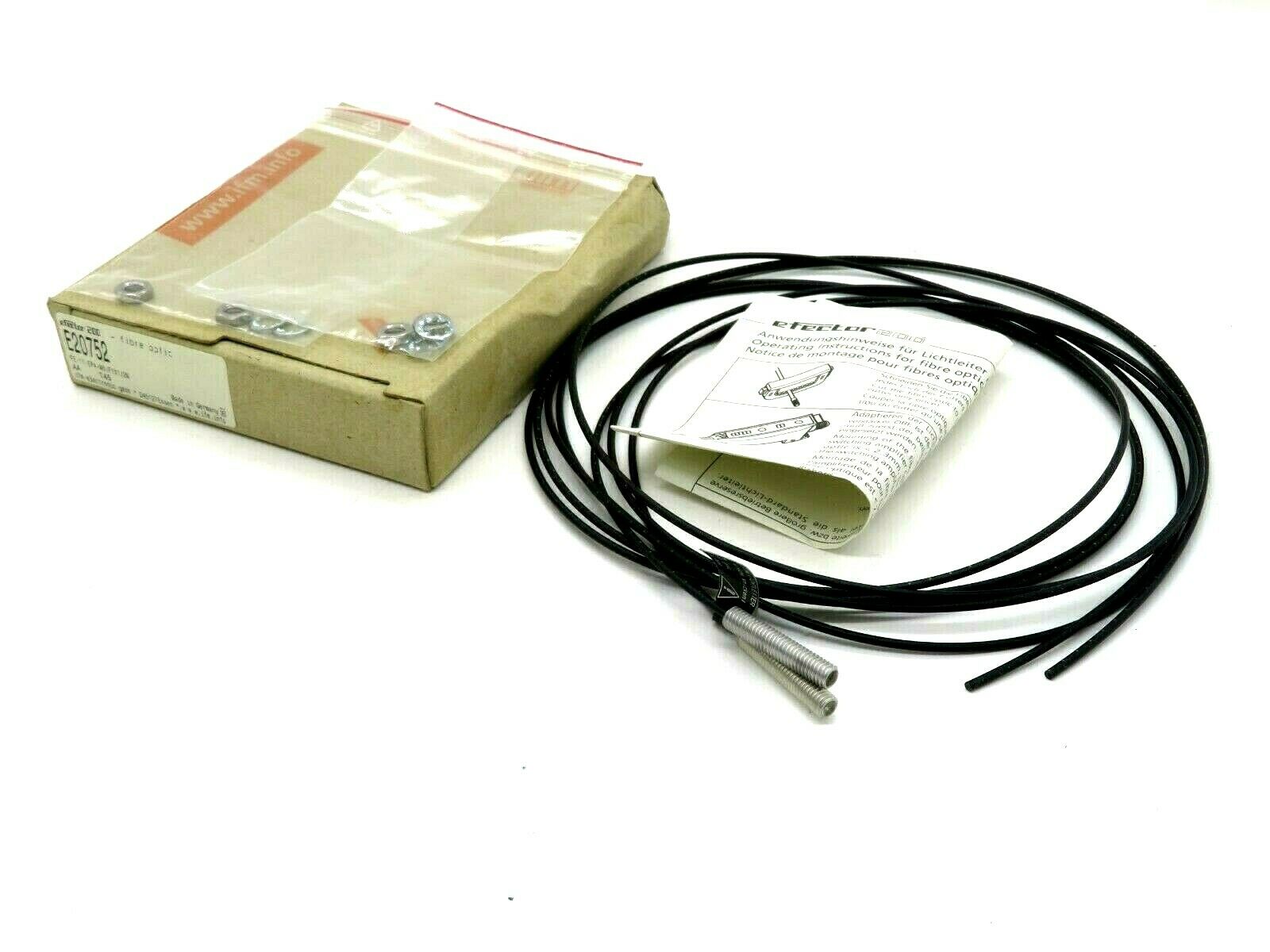 NEW EFECTOR IFM FE-11-EPA-M6/F1X1/2M THROUGH-BEAM SENSOR E20752 ...