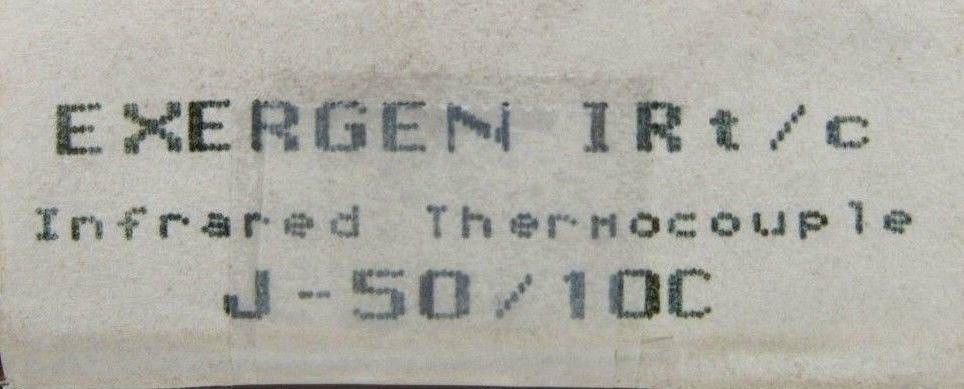 NEW EXERGEN J-50F/10C INFRARED THERMOCOUPLE J50F10C - SB Industrial ...