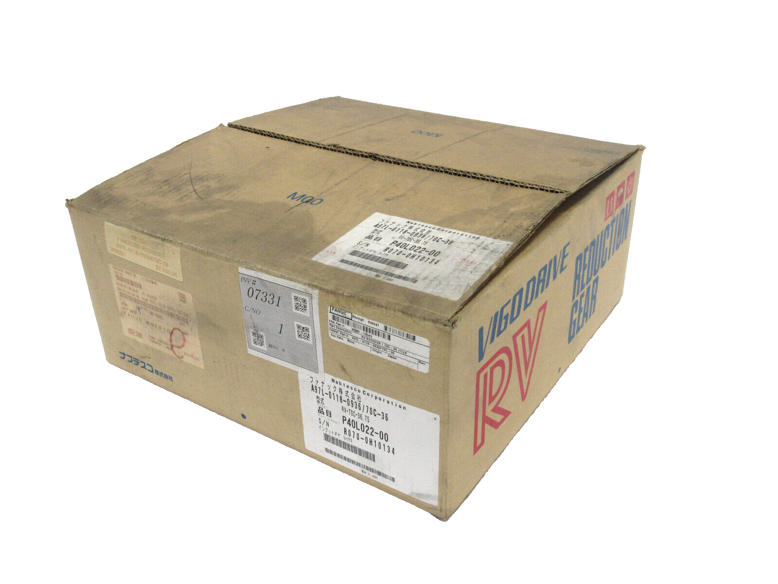 NEW FANUC A97L-0118-0936/70C-36 REDUCTION GEAR P40L022-00 RV-70C-36.75 ...