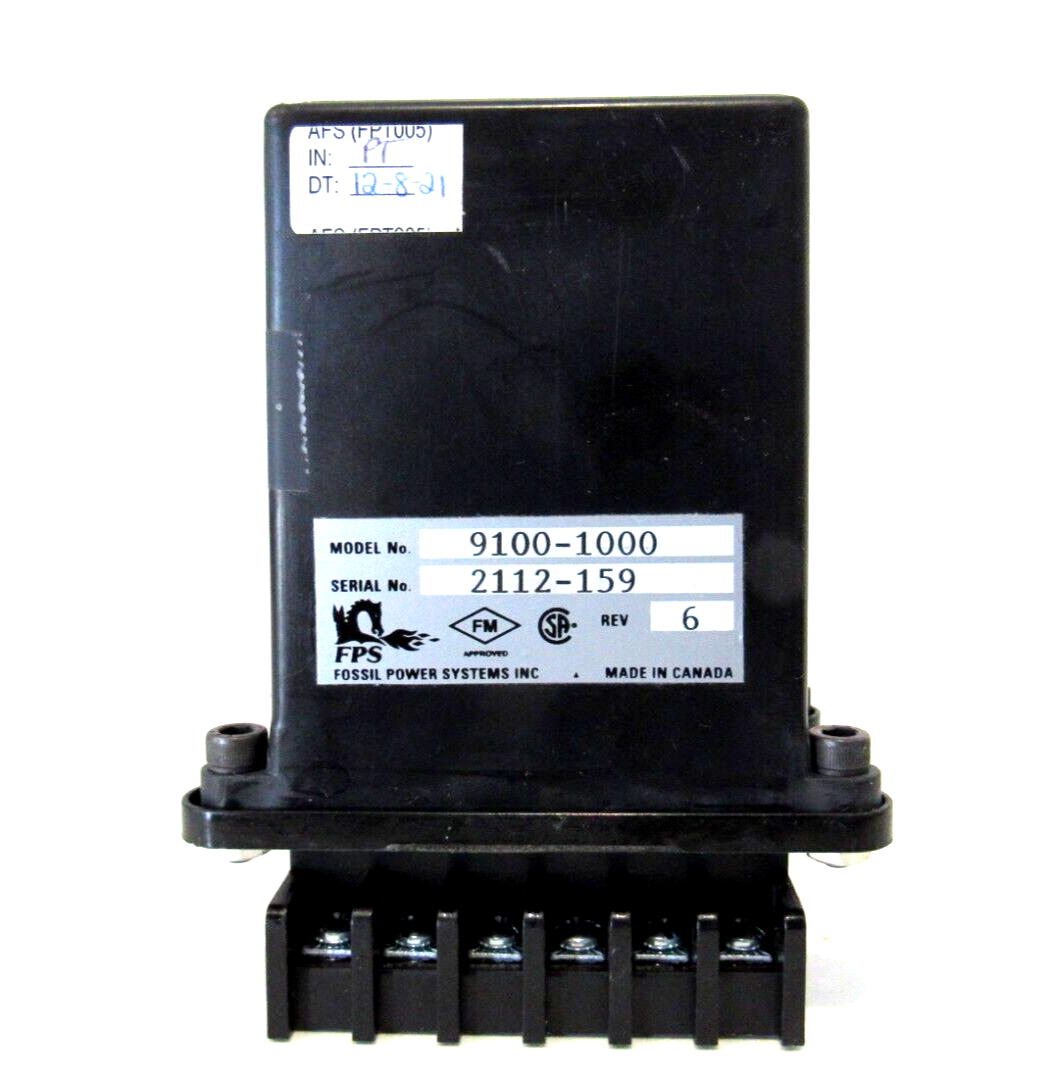 NEW FOSSIL POWER SYSTEMS 9100-1000 PILOT FLAME SCANNER 91001000 - SB ...