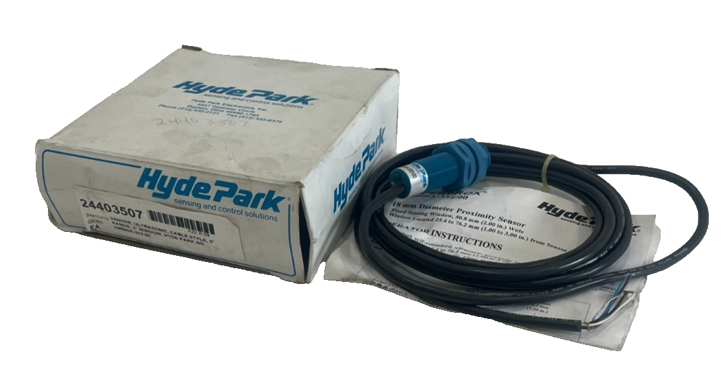 NEW HYDE PARK SM600A-332-00 PROXIMITY SENSOR 3FT SM600A33200 - SB ...