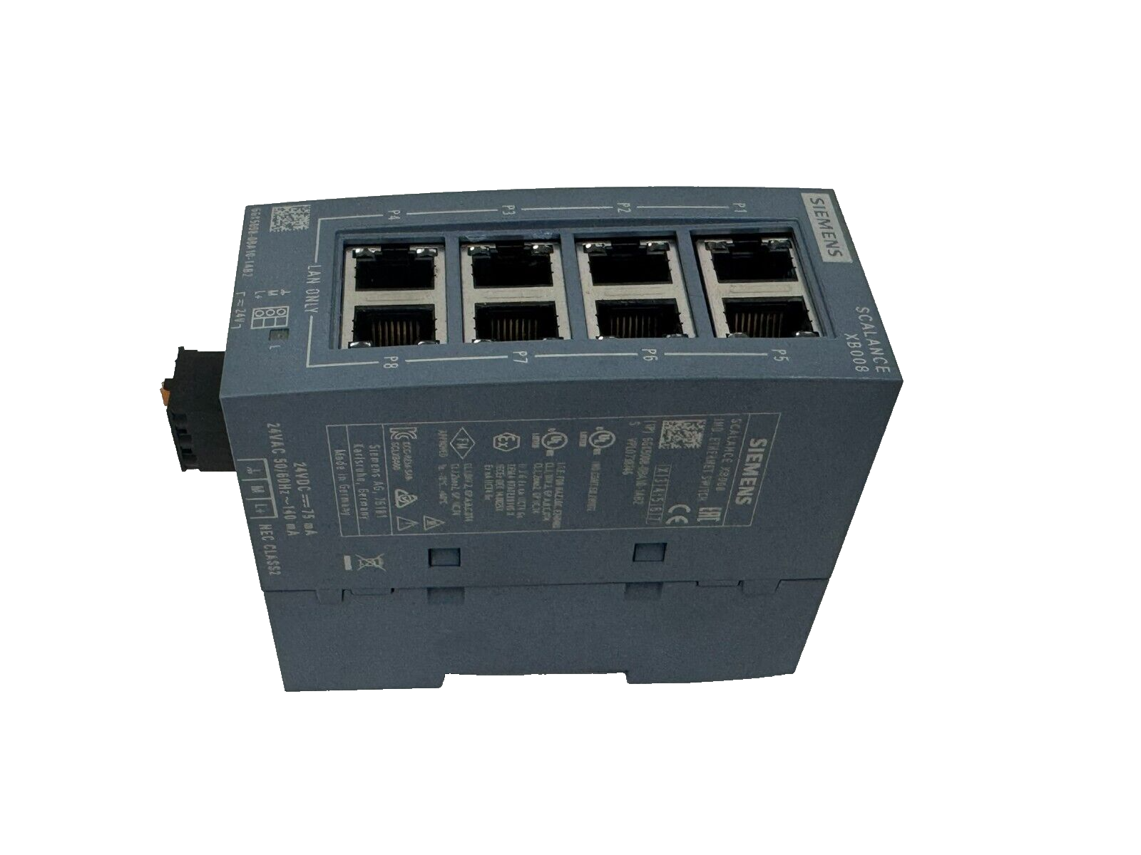 NEW SIEMENS 6GK5008-0BA10-1AB2 SCALANCE XB008 IND. ETHERNET SWITCH - SB ...