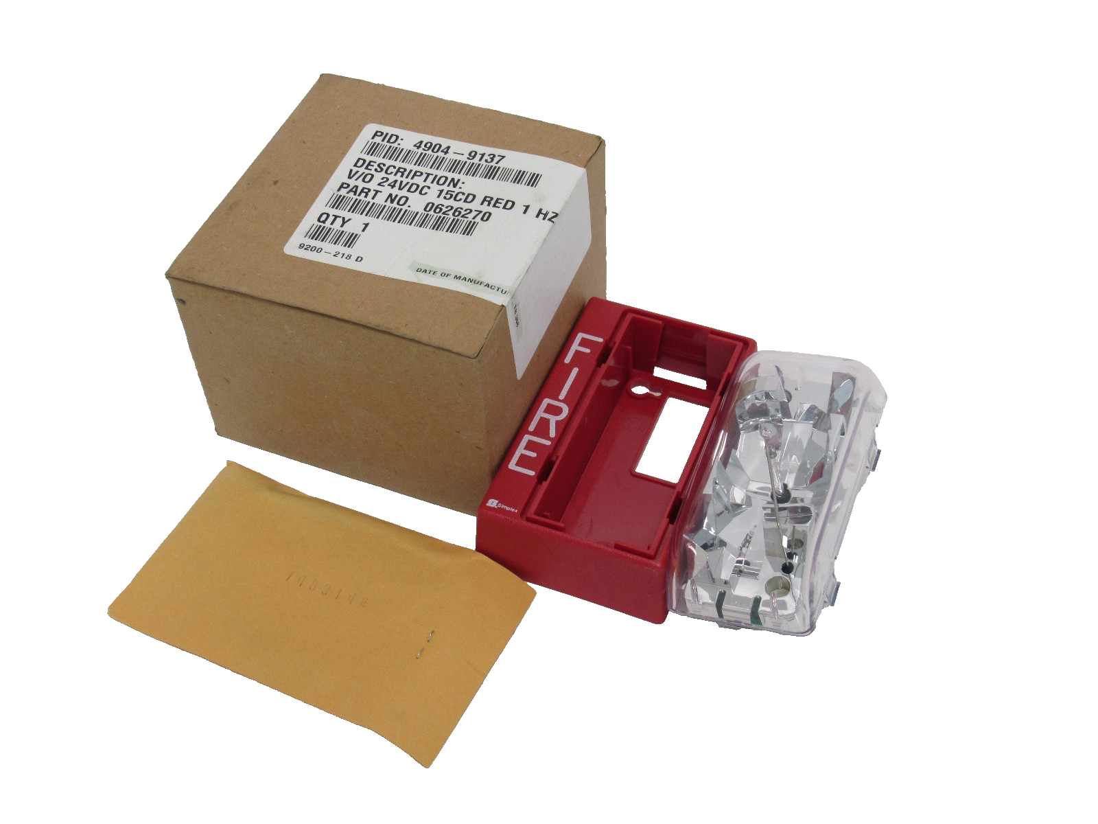 NEW SIMPLEX 4904-9137 FIRE STROBE ALARM 49049137 - SB Industrial Supply ...