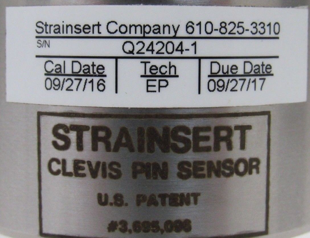 NEW STRAINSERT CPA-1.25 CLEVIS PIN SENSOR CPA125 I SSX MOD - SB ...