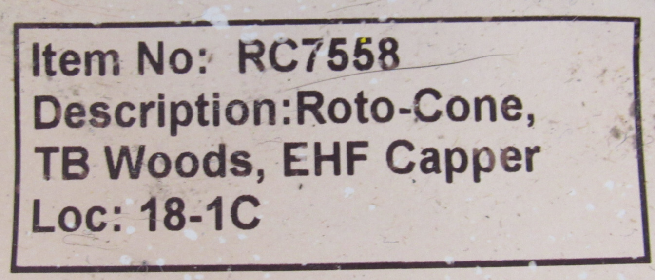 NEW TB WOODS RC7558 VARIABLE SPEED SHEAVE - SB Industrial Supply, Inc.